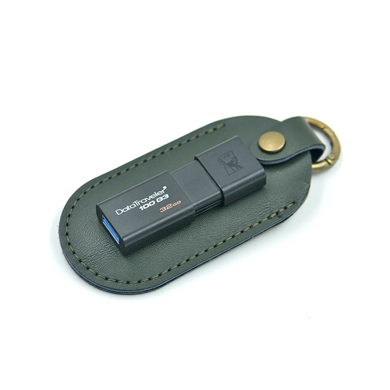 U 디스크 정품 가죽 걸쇠 보관 가방 Usb 플래시 드라이브 펜 드라이브 보호 커버 U 디스크 가방 케이스테블릿 And 전자책