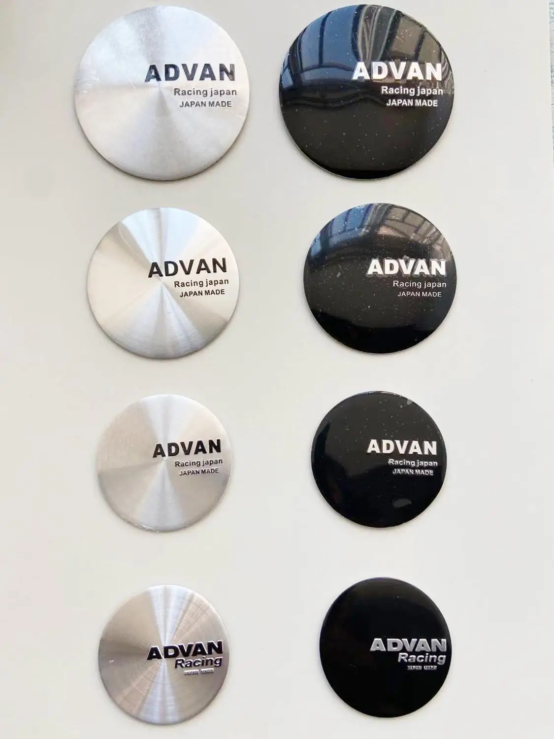 4PCS/lot65MM 56MM 50MM 45MM Car Wheel Center CapADVANSilver Car Wheel ...