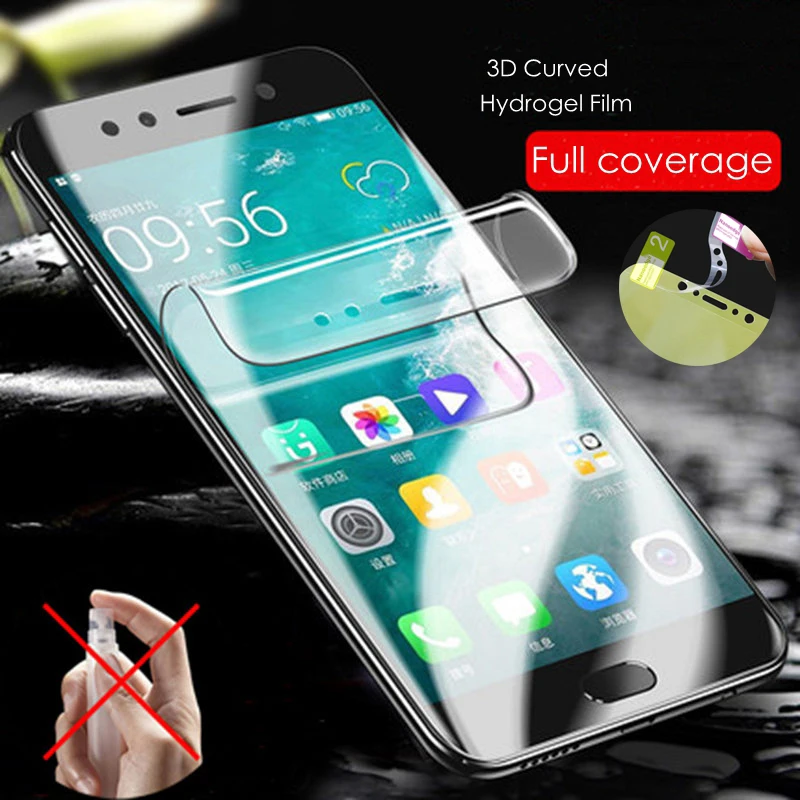 Film Hydrogel pour LG G6 V50 V40, couverture complète en TPU souple anti Explosion pour LG G8 G7 ...