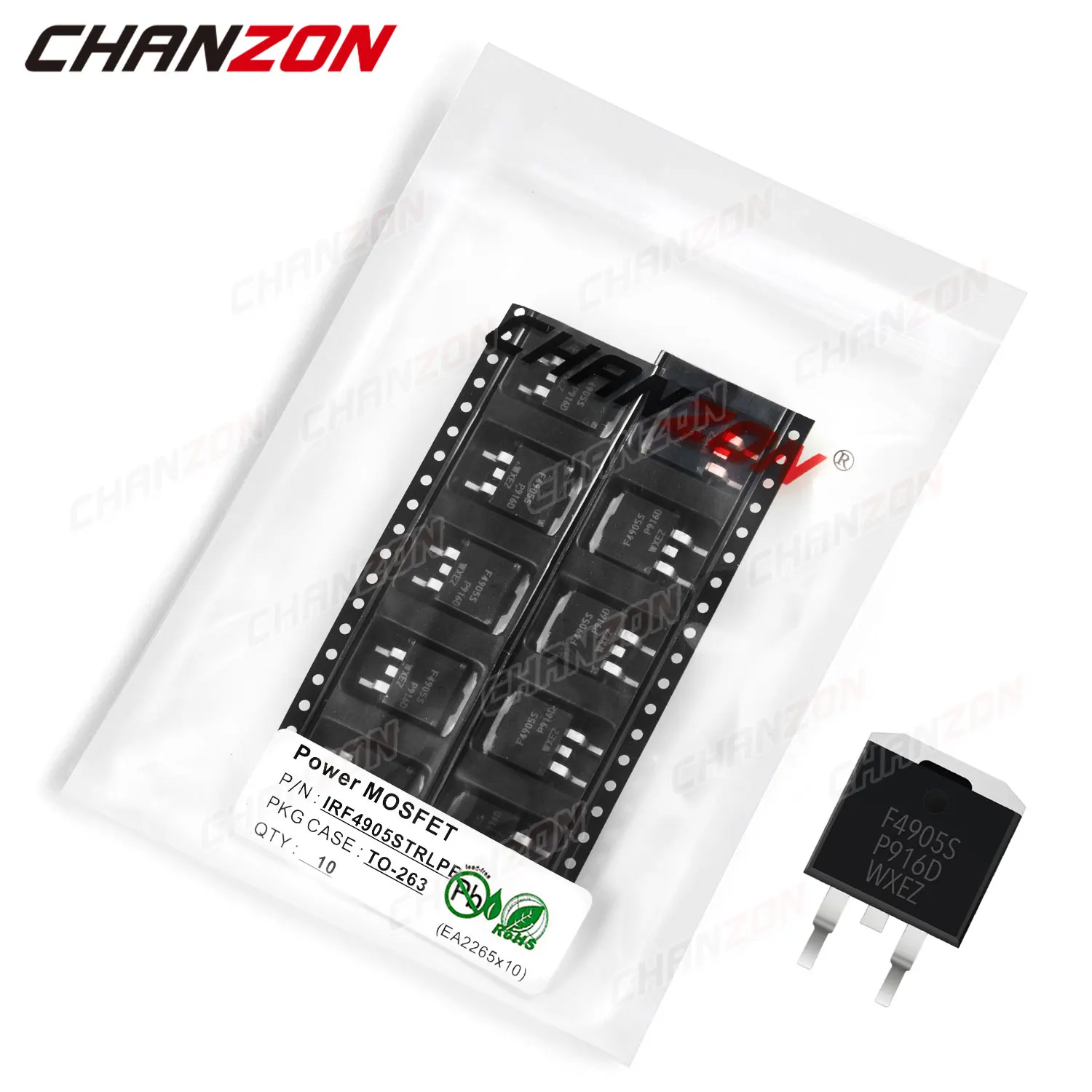 10Pcs IRF4905STRLPBF TO 263 Power SIC Mosfet Transistor Bipolar ...