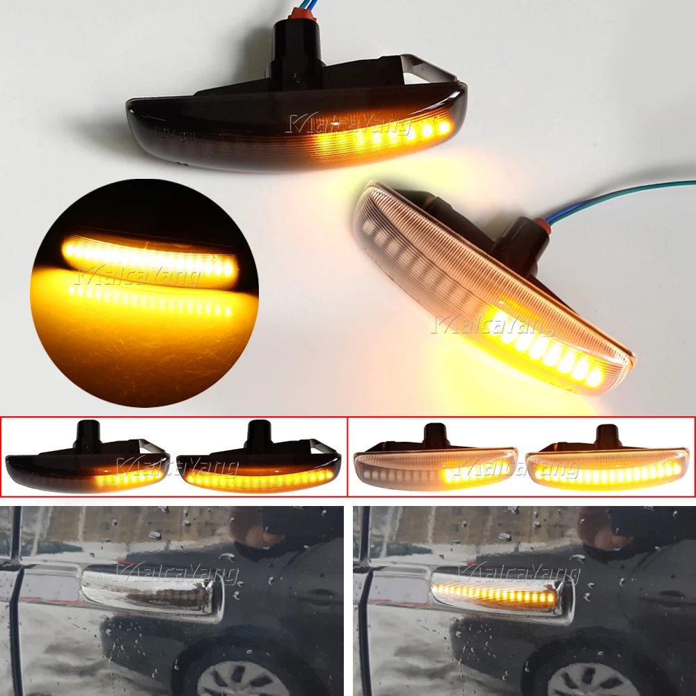 1pair Repeater Led Dynamic Indicator Turn Signal Side Marker Light For ...