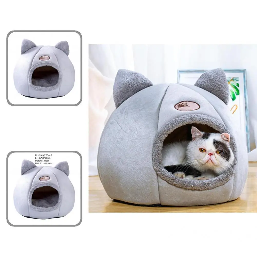 Pr-tico-ninho-gato-cabe-a-design-redondo-engrossar-pet-canil-gato-casa ...