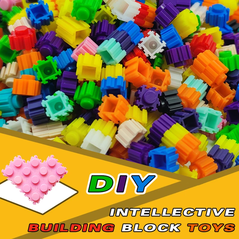 500 Pcs 8*8mm Mini Diamond Building Blocks Micro DIY Creative Bricks ...