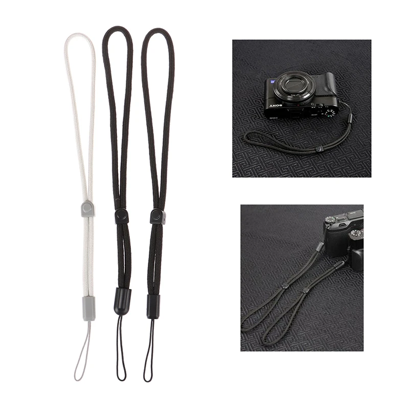 1pc Len Cap Cover Hand Wrist Strap String Camera Leash Holder Lanyard ...