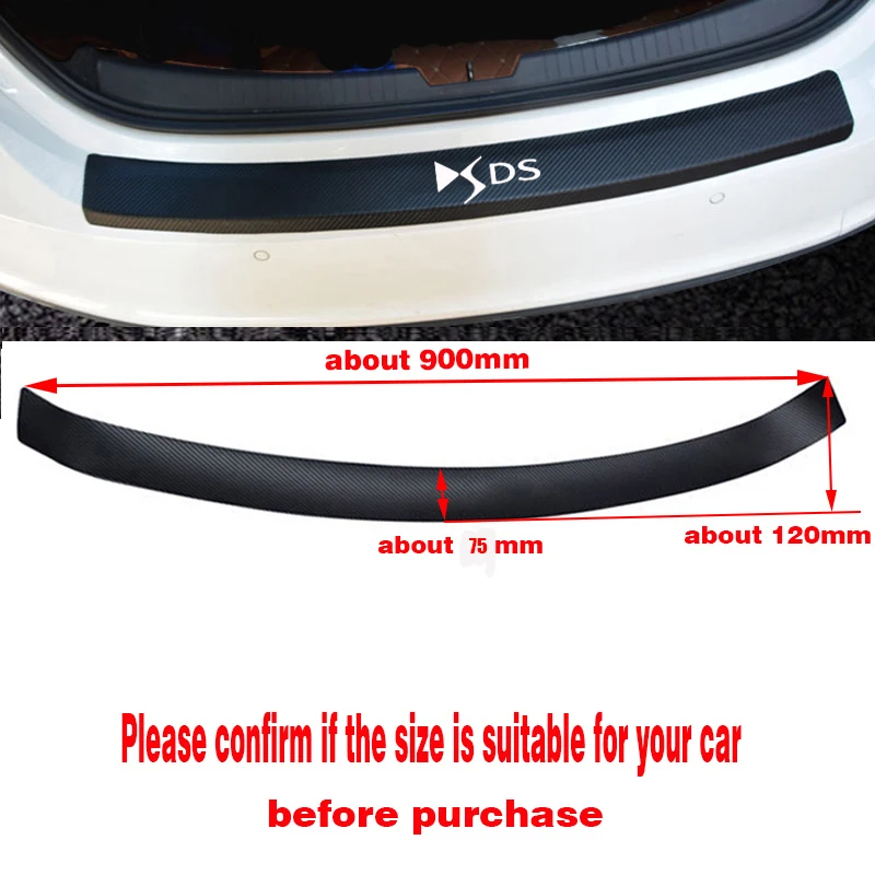 Bumpers Car Styling & Body Fittings Trunk Sill Plate Tail Trim Guard ...