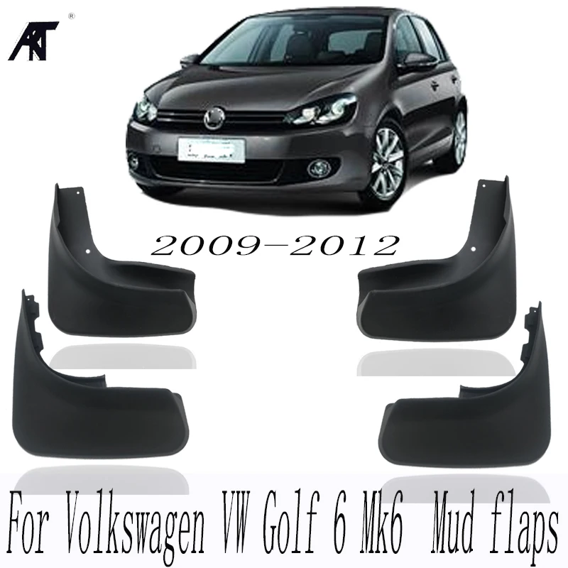 Mud-Flap-Mudguards-For-Volkswagen-VW-Golf-6-Mk6-2009-2010-2011-2012-Set ...