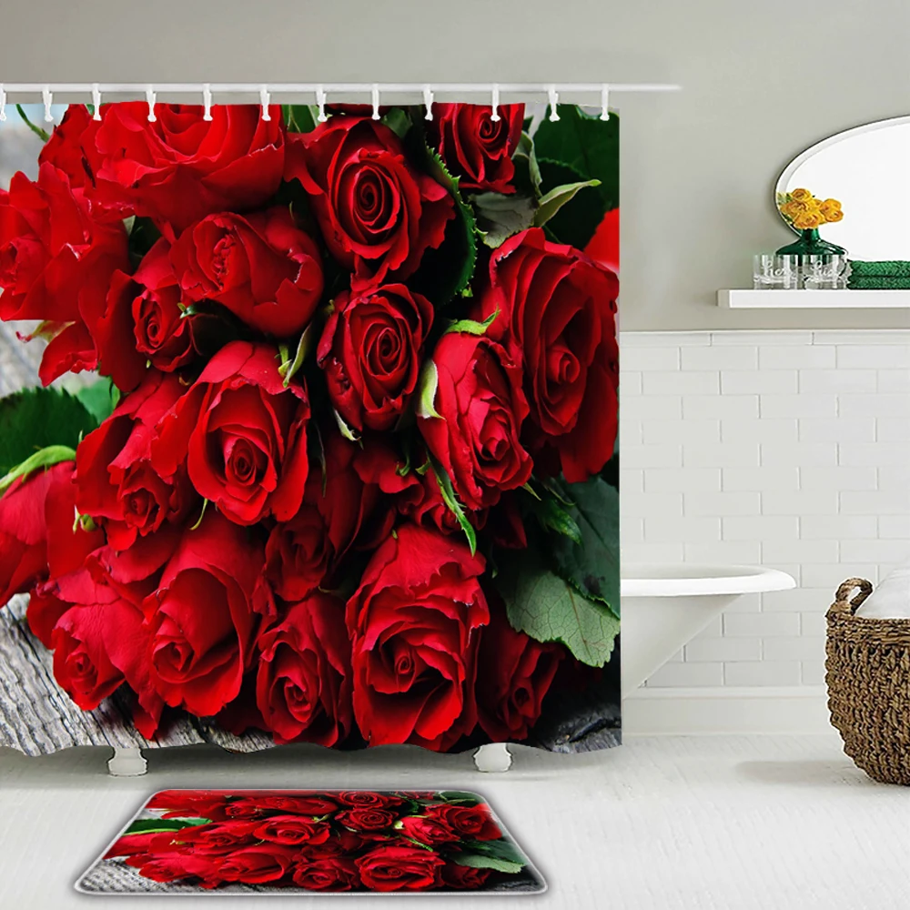 Waterproof Fabric Bathroom Curtains | Waterproof Bathroom Shower ...