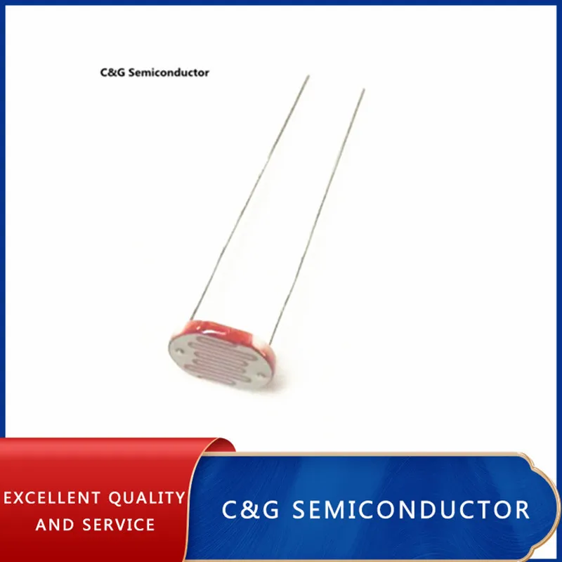 50 pcs 12528 광 의존 저항 ldr 12mm photoresistor 도매 및 소매 (12516 12537 12539 ...