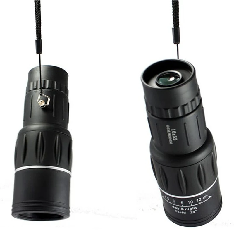Monocular 16X52 Telescope For Smartphone Objective Lens Outdoor Camping ...