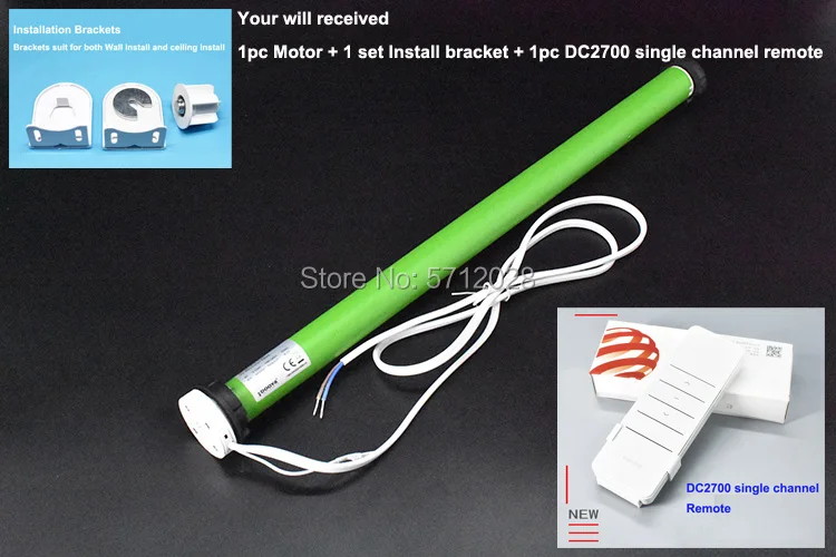 Original-Dooya-Tubular-Motor-with-Remote-Control-Electric-Motorized ...