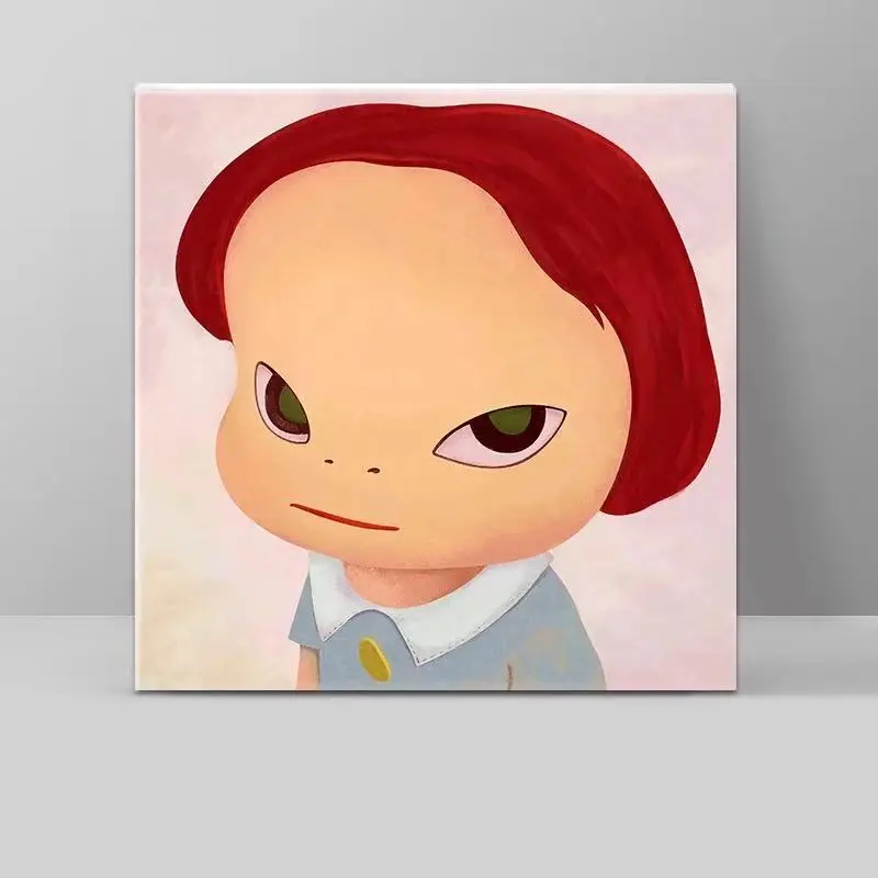 Hand Painted Abstract Baby Face Modern Abstract Palette Oil Painting On ...