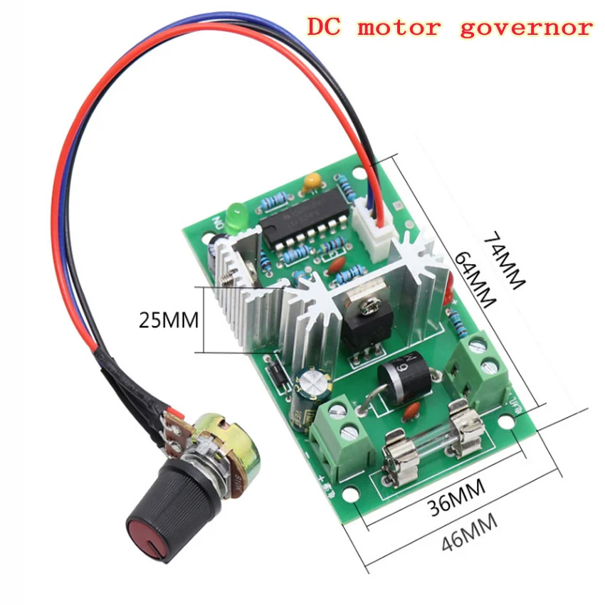 DC-motor-governor-12v24v-DC-motor-transmission-small-motor-stepless ...