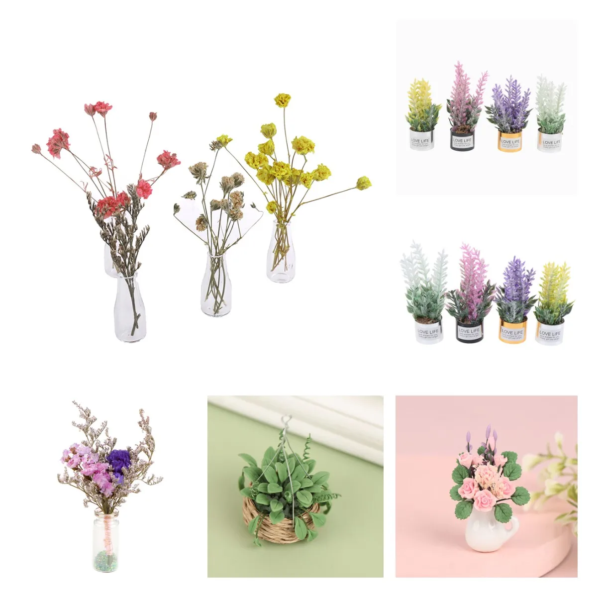 Miniatures Miniature flowers for dollhouses Miniature flower ...