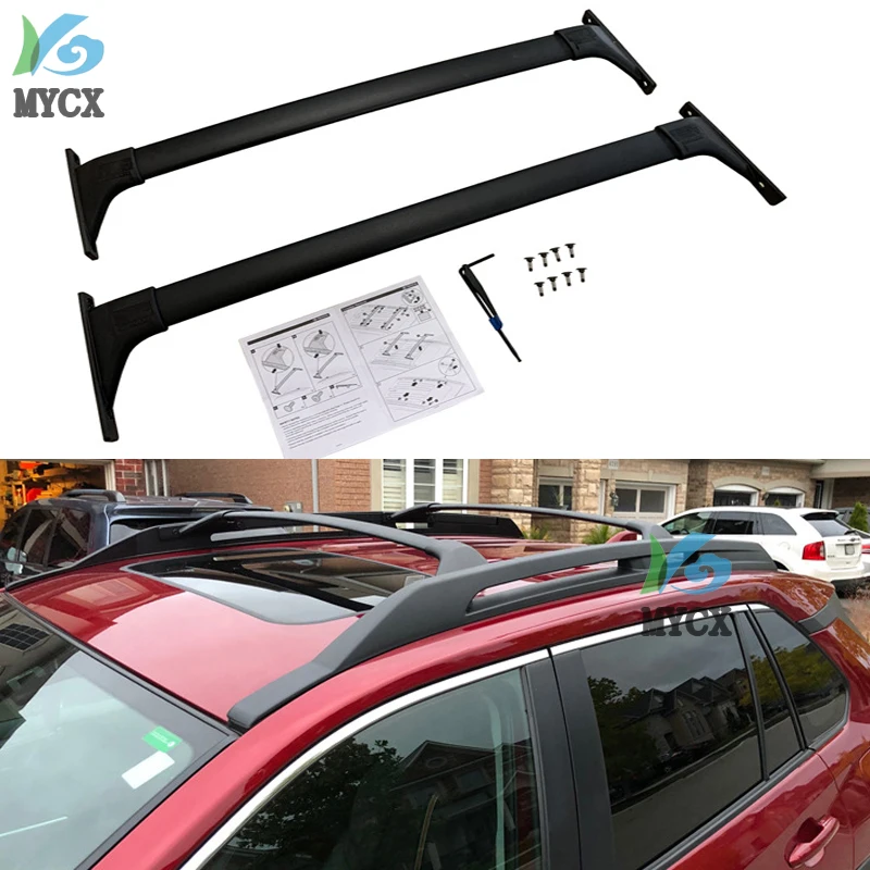2019-2020-FOR-TOYOTA-RAV4-RAV-4-ADVENTURE-PAIR-ROOF-RACK-TOP-SIDE-RAIL ...