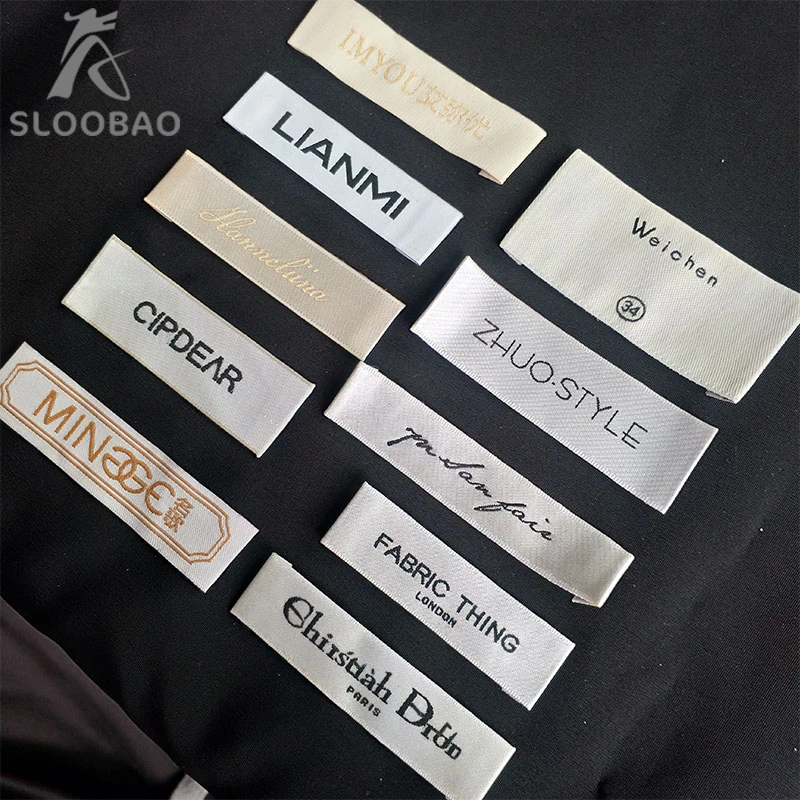 Garment Accessories Custom Clothing Labels Customized Logo Woven Label ...