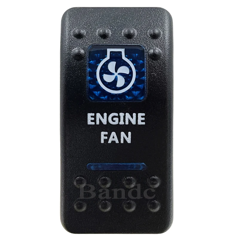Cover Cap Only！car Boat Rv Engine Fan Rocker Switch Cover Cap Blue ...