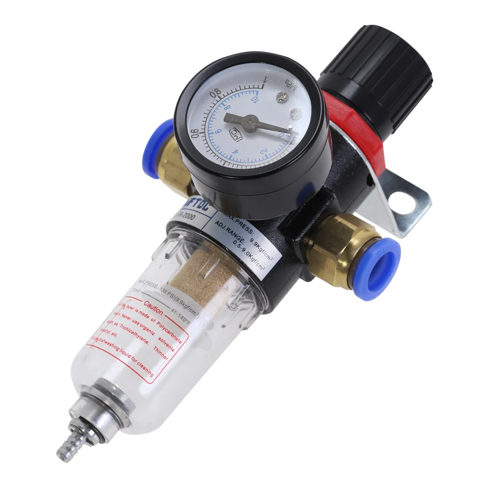 AFR-2000 Pneumatic Filter Regulator Air Treatment Unit Pressure ...