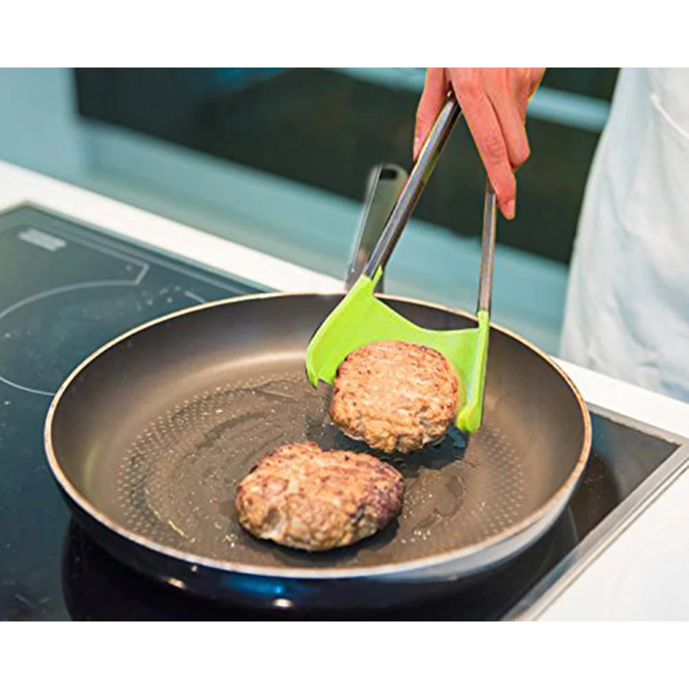 Esp-tula-y-pinzas-2-en-1-para-cocina-pinzas-inteligentes-resistentes-al ...