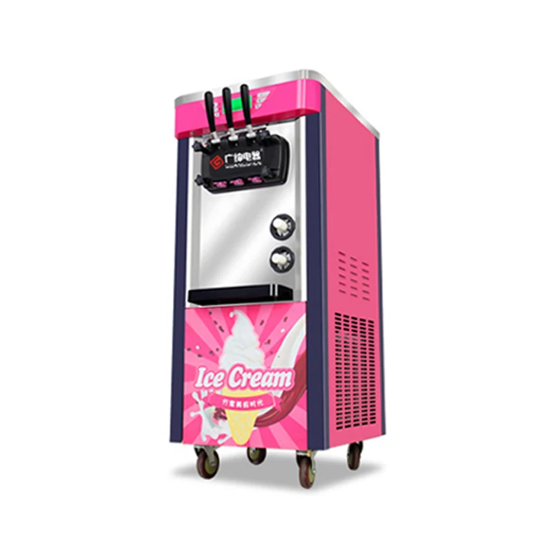 Máquina comercial automática de sorvete 2100w máquina de sorvete ...