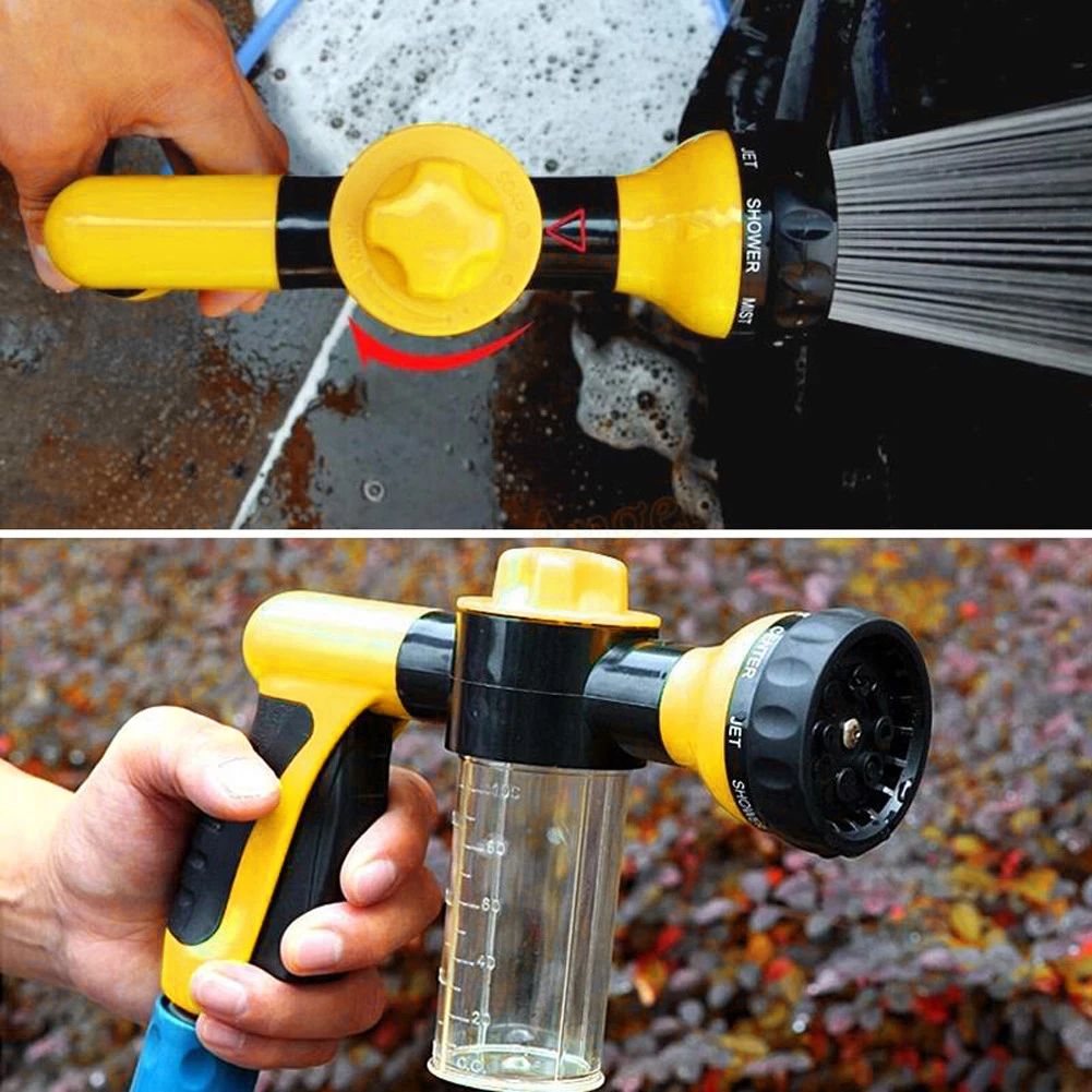 Portable Auto Foam Lance Water Gun High Pressure 3 Grade Nozzle Jet Car ...