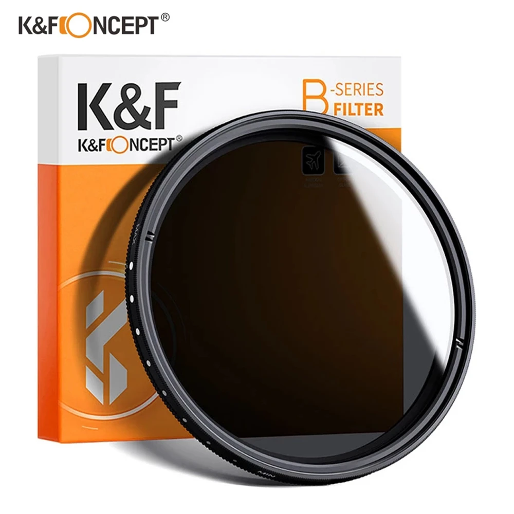 K&F CONCEPT ND2 400 ND Filter 37/40.5/43/46/49/52/55/62/67/72/77mm ...