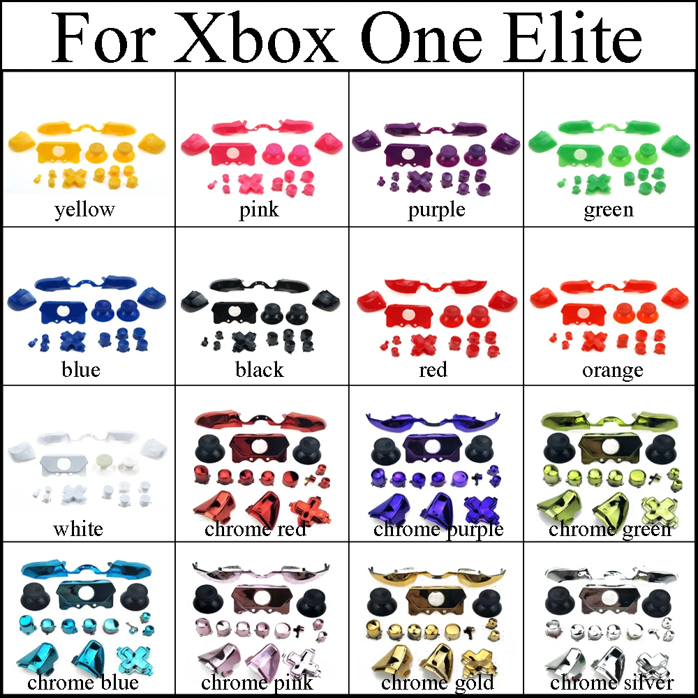 Full-Button-Set-For-Xbox-One-Elite-LB-RB-Bumper-Trigger-Button-D-pad-LT ...