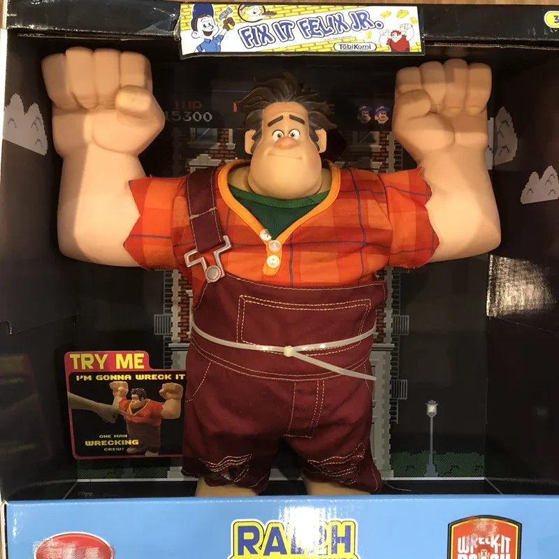 Very Big!! Original Wreck It Ralph Talking Action Figure Ralph Breaks ...