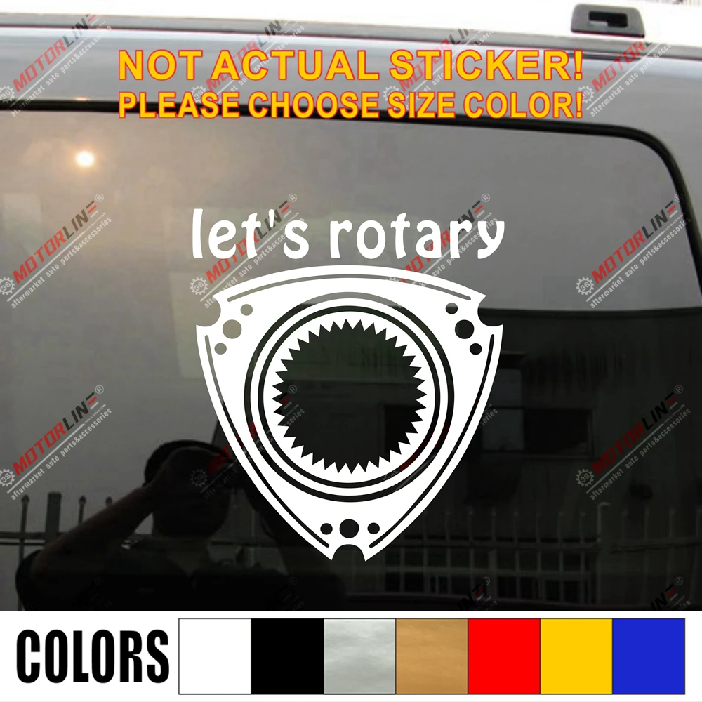 Let's rotativo Engine Wankel Car Decal Sticker Fit para Mazda 3 6 CX 5 ...