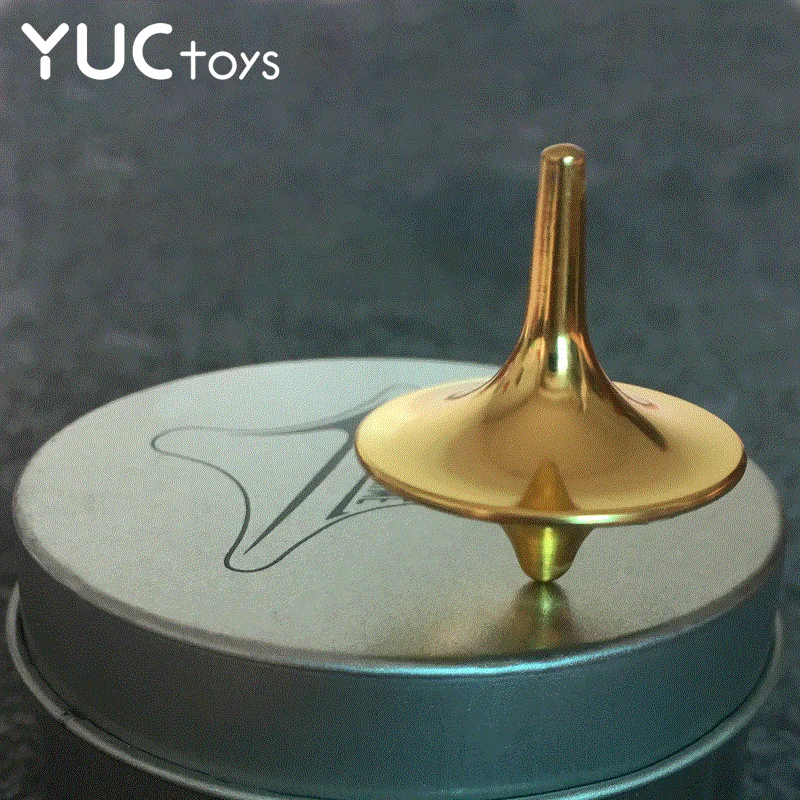 Magic-Mini-Spinning-Top-Zinc-Alloy-Metal-Sliver-Golden-Spinner-2020-Toy ...