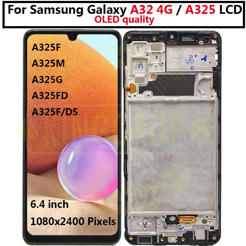 Oled For Samsung A32 4g A325 Sm-a325f Display For Samsung A32 4g Sm ...