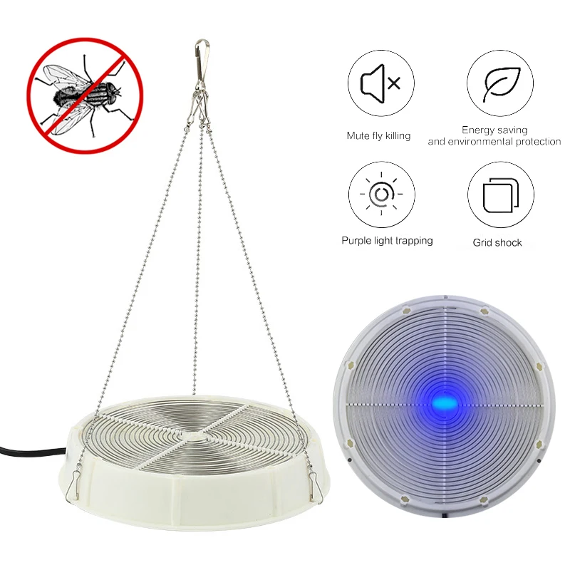 Electric Flycatcher Automatic Fly Trap Device With Trapping Food Fly ...