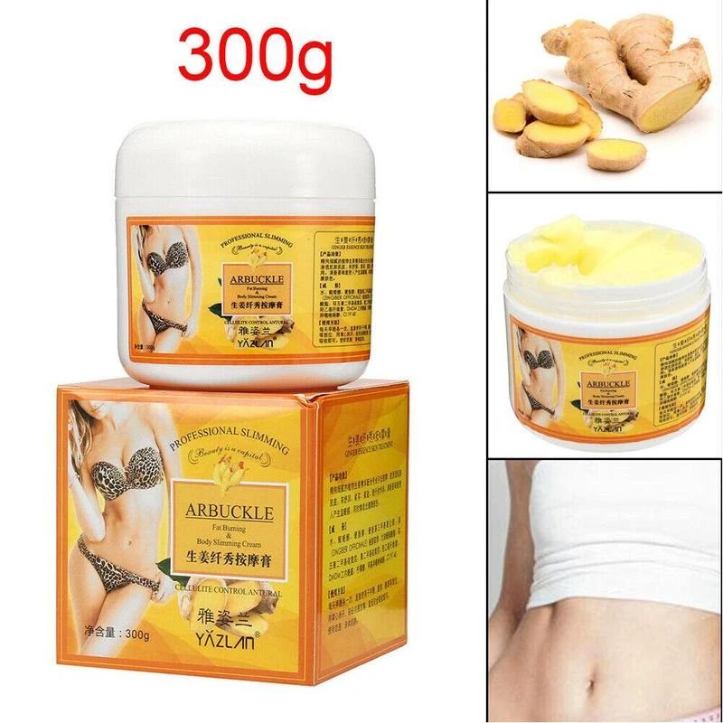 Ginger Massage Cream Full Body Slimming Anti-cellulite Shaping Gel Moisturizing Weight Loss Leg 工場直送