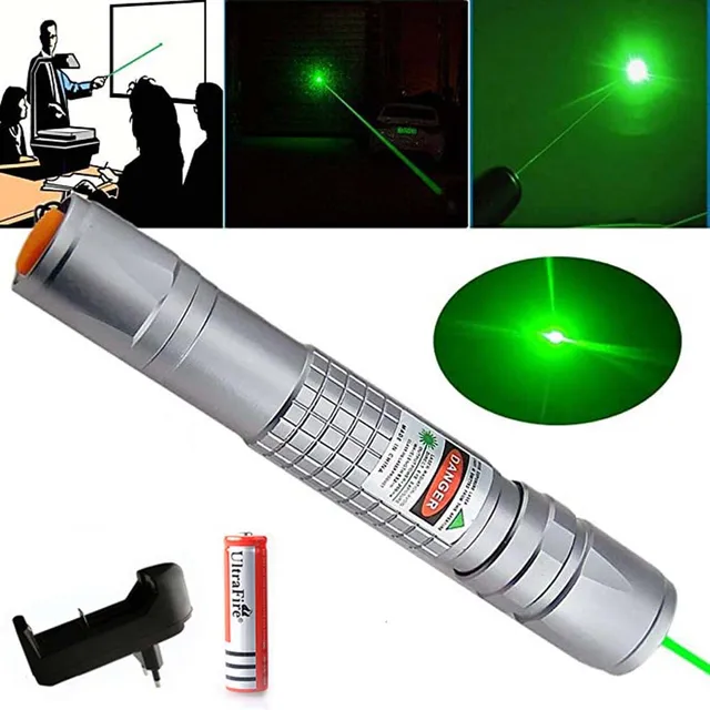 Green Laser pointer Hight Powerful10000 m 5mw Lazer pen 5pcs cap ...