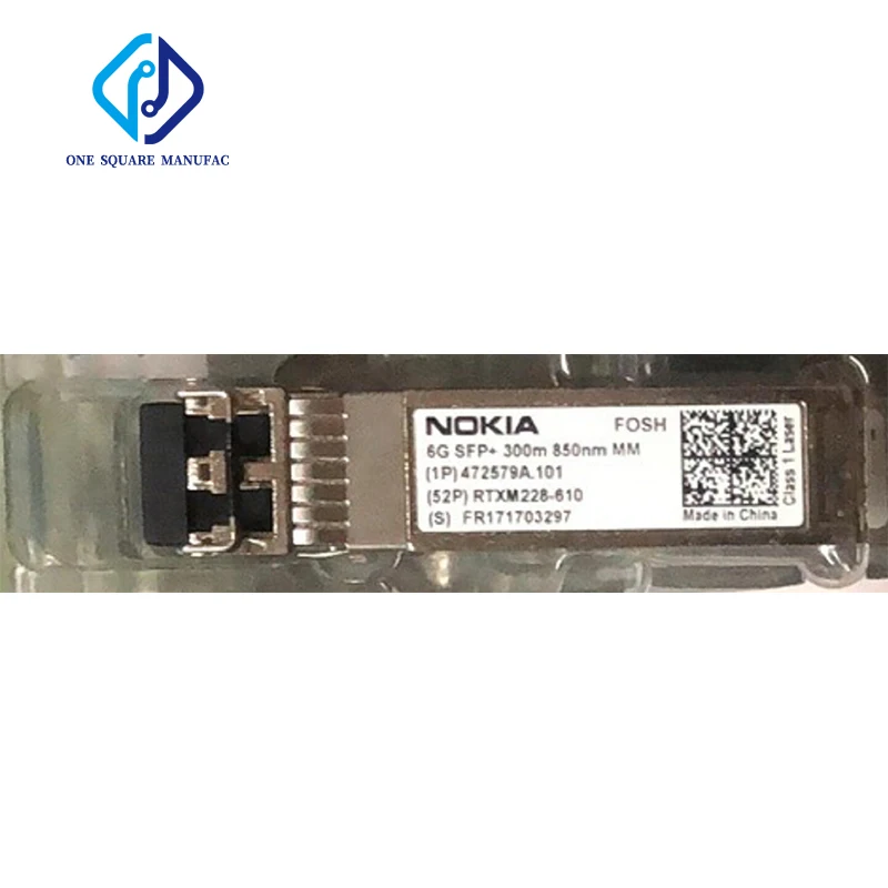 NOKIA RTXM228 610 SFP+ 300M 850NM Multimode FOSH 6G LC Fiber Optical ...