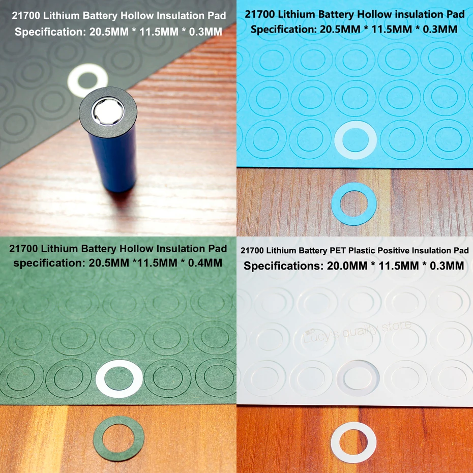 100pcs/lot 21700 lithium battery pack high temperature resistant barium ...
