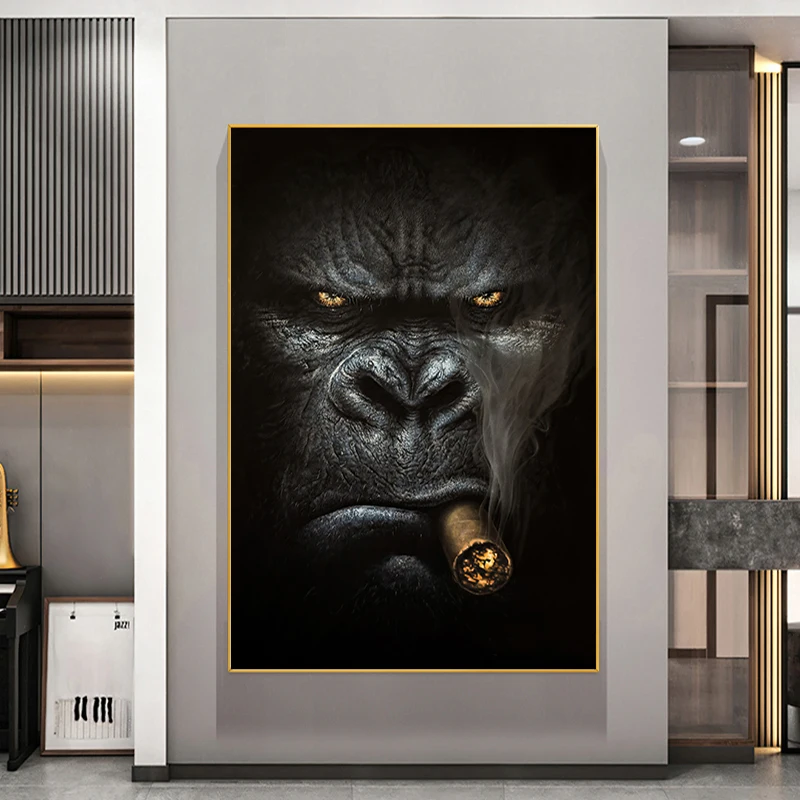 Animals Smoking Cigarettes Poster
