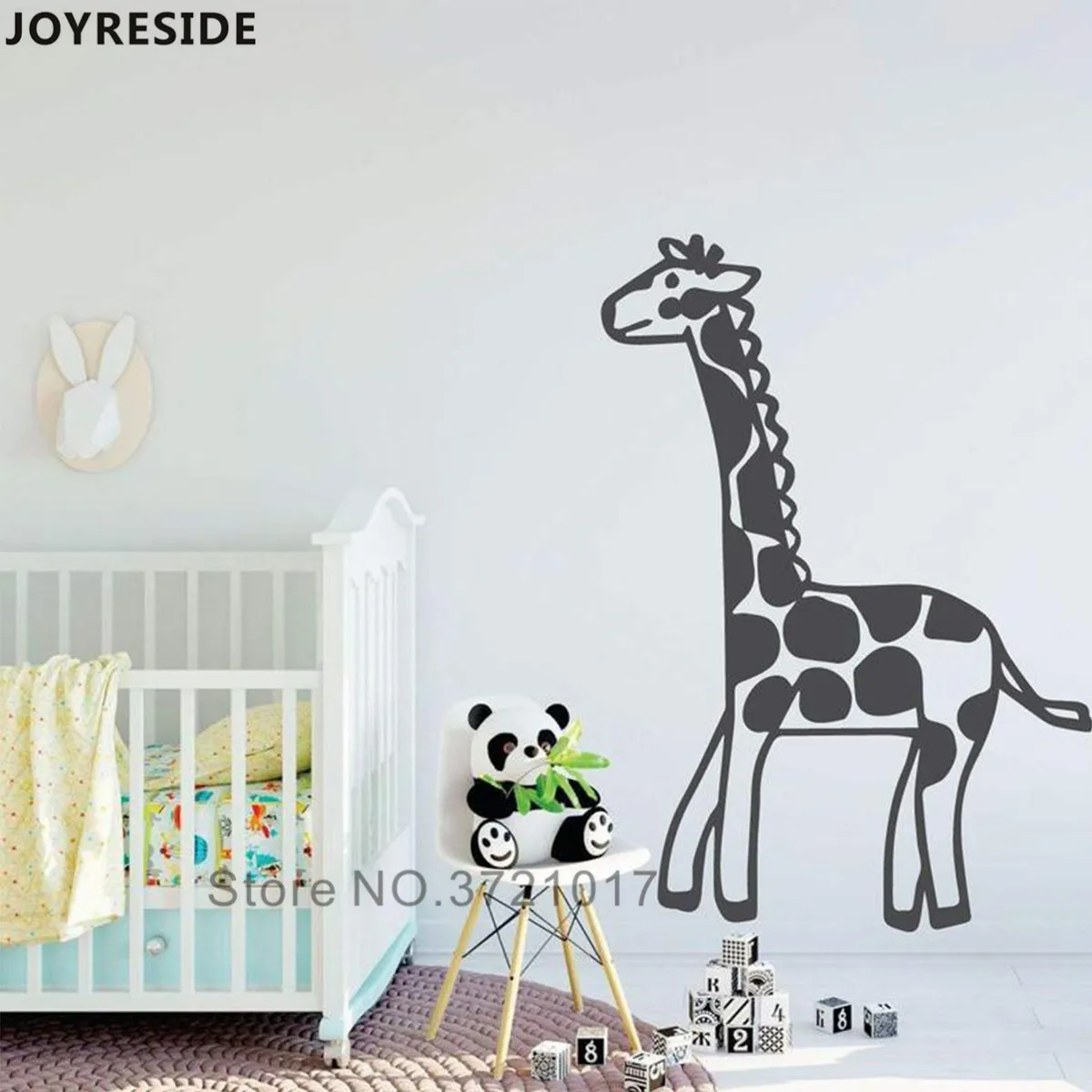 JOYRESIDE-Giraffe-Wall-Sticker-Nursery-Decoration-Wall-Decal-Home-Baby ...