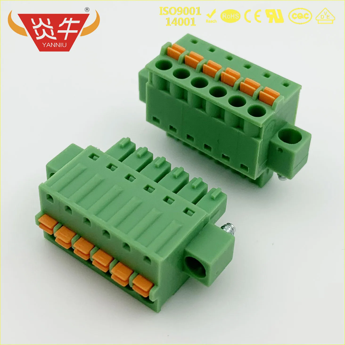 KF2EDGKDM 3.81 2P ~ 12P PCB PUG-IN TERMINAL BlOCKS 15EDGKDM 3.81mm 2PIN ...