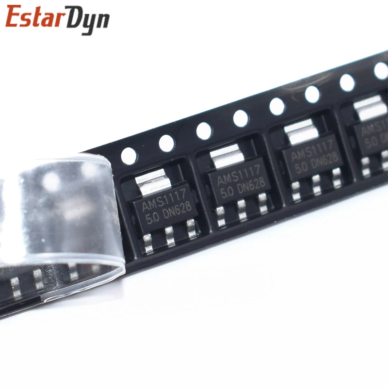 10pcs AMS1117 5.0 , AMS1117 5 , AMS1117 , 1117 5.0 SOT223 800mA 낮은 드롭 아웃 전압 조정기 AMS|반도체 집적회로 ...