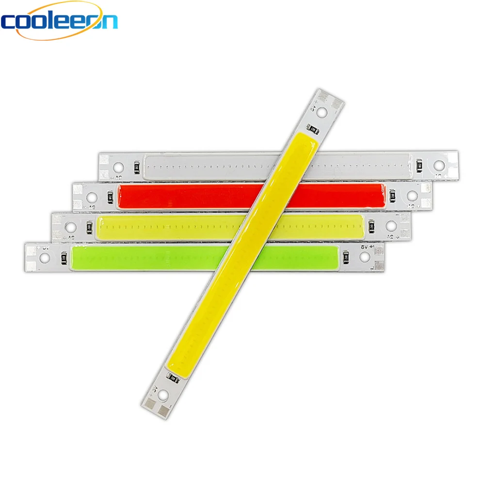 120MM 3V 5V COB LED Bar Lights Strip Battery USB Powered LED Chip Lamp ...