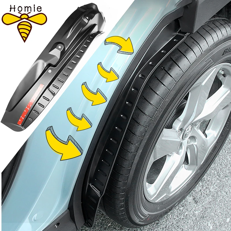 Rear Wheel Front Mudguards Fender Mud Flaps Splash Guards Arch Eyebrow ...