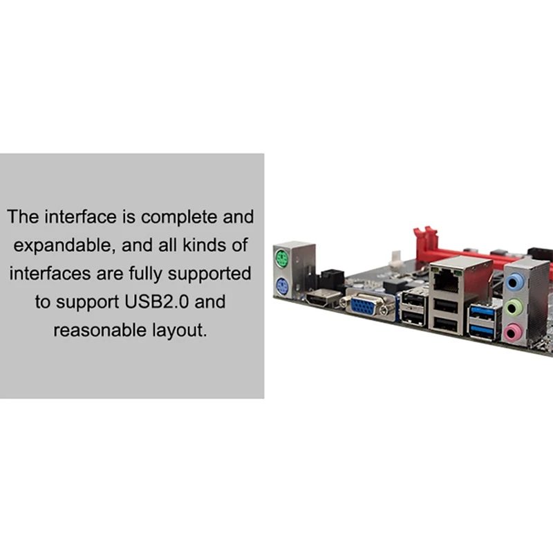 H81 Desktop Computer Motherboard Socket Lga 1150 Pins I3 I5 3470 4590 ...