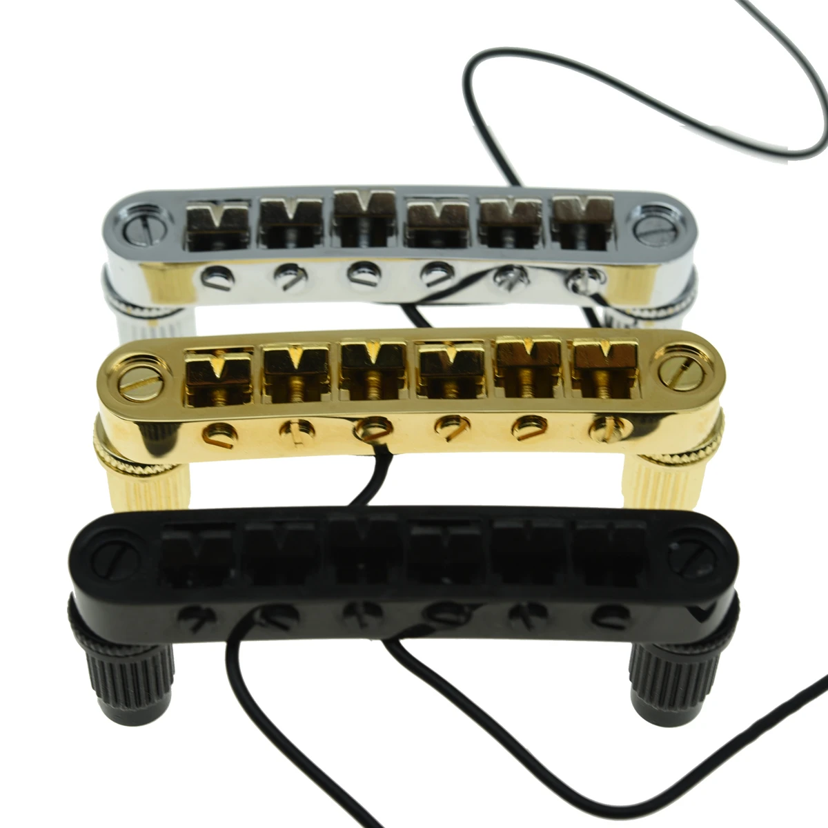 Kaish Tune-o-matic Piezo Guitar Bridge Pickup Lp Piezo Guitar Bridge ...