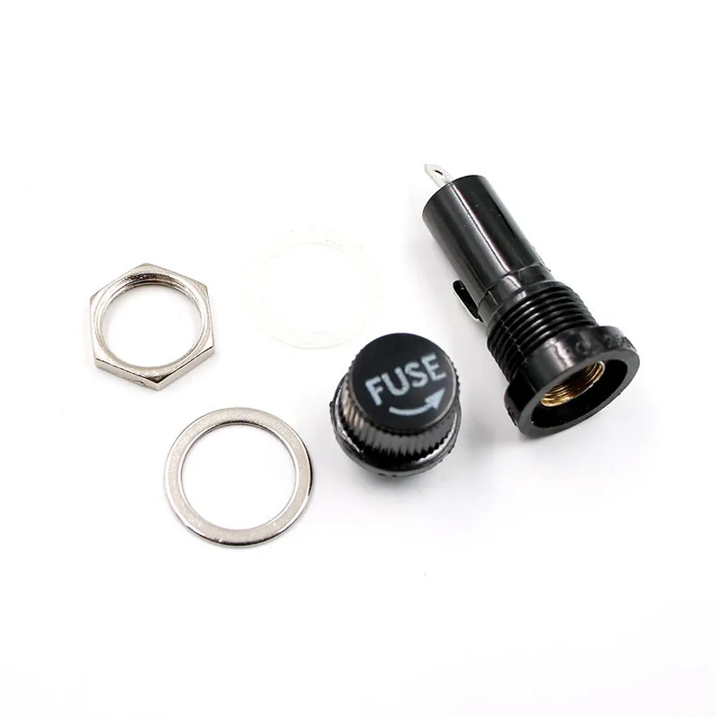 10PCS 5*20mm 6*30mm glass fuse holders 5x20 6x30 insurance tube socket ...