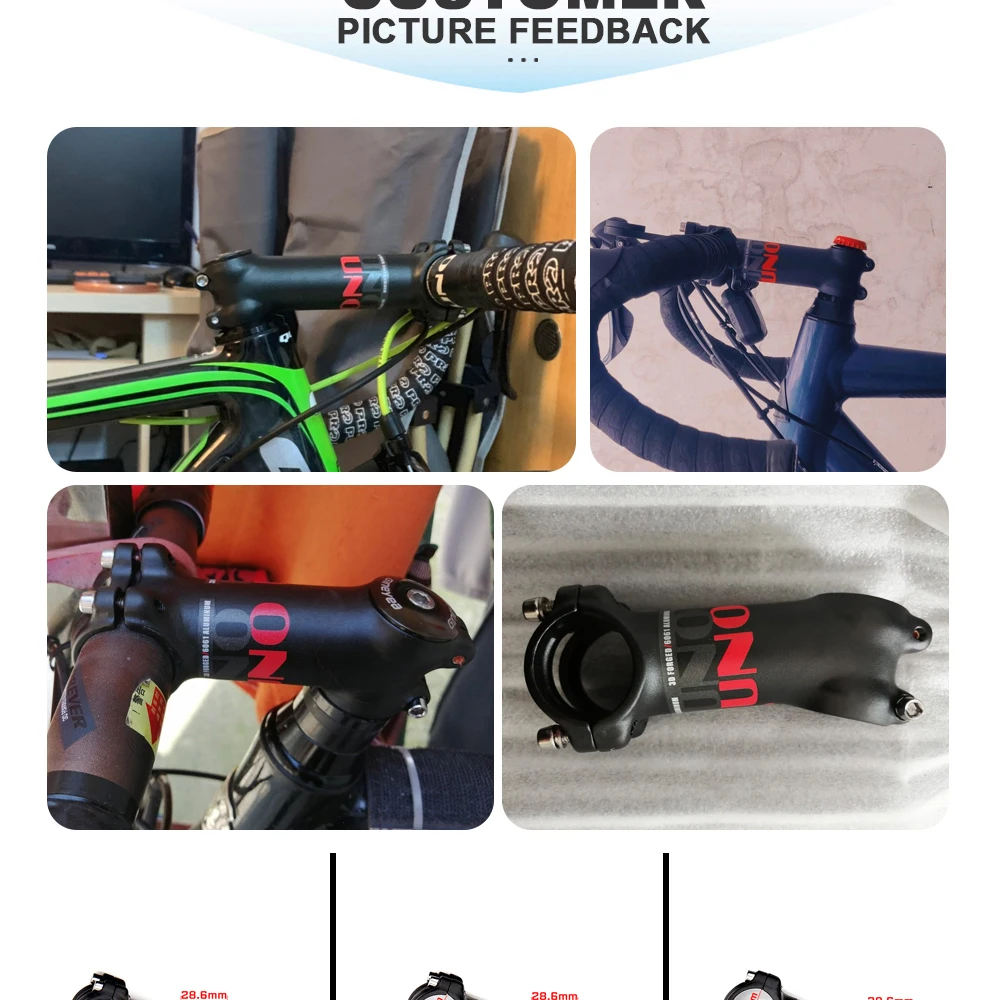 Accessoire vélo,tige de guidon de vtt en aluminium,7,17,35 degrés,31 ...