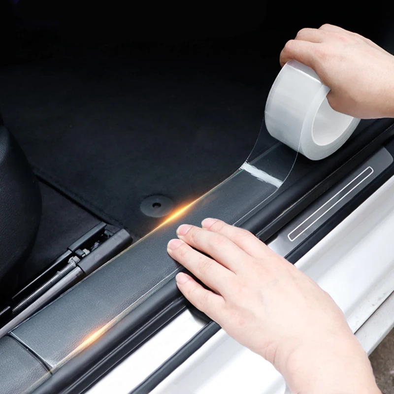 Car Door Edge Protector Sticker Auto Vinyl Sticker Carbon Fiber Full ...