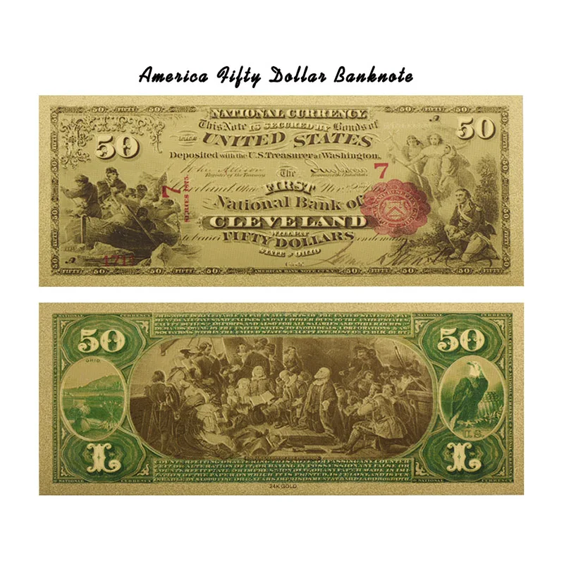 Old Fifty Dollar Bill Fake