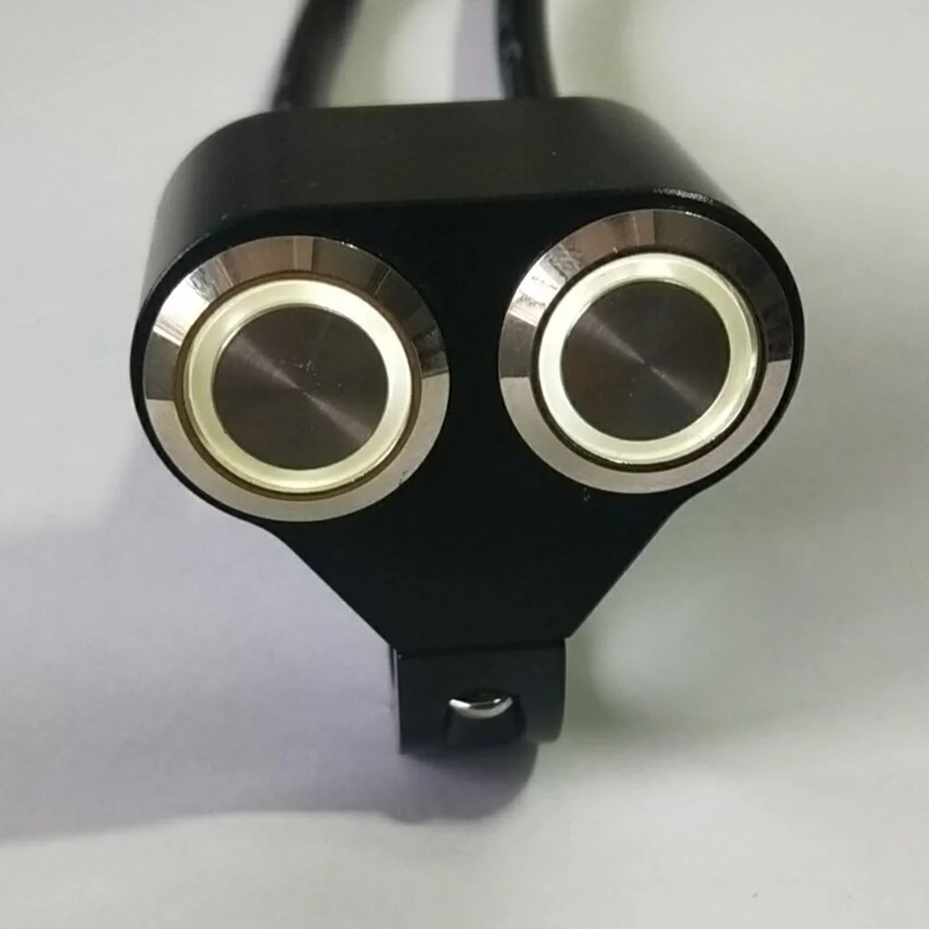 Motorcycle Switches 7/8" 22mm Handlebar Mount Switch Headlight Hazard ...