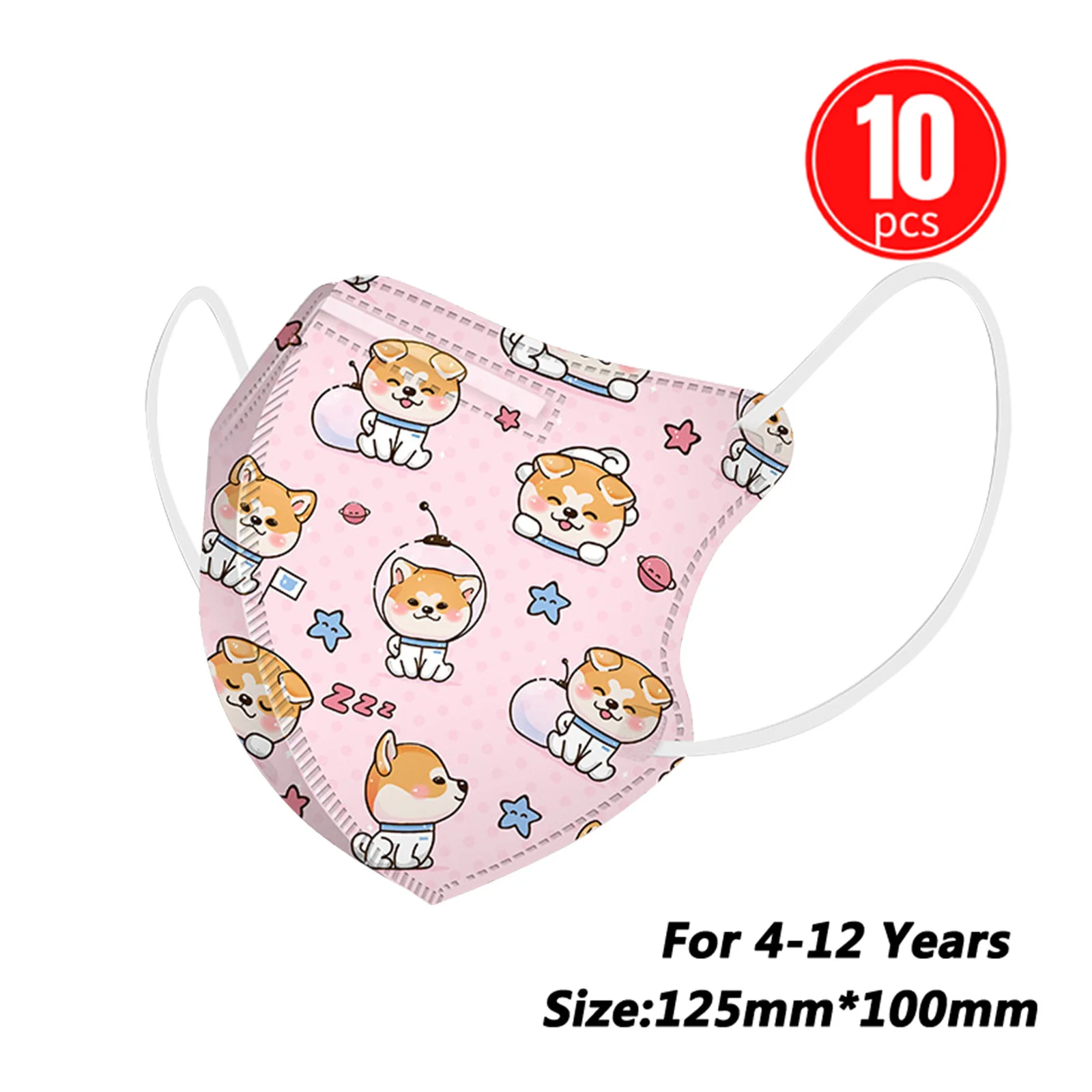 10-Piece Cartoon Face Masks for Kids | Fashion Masks Australia