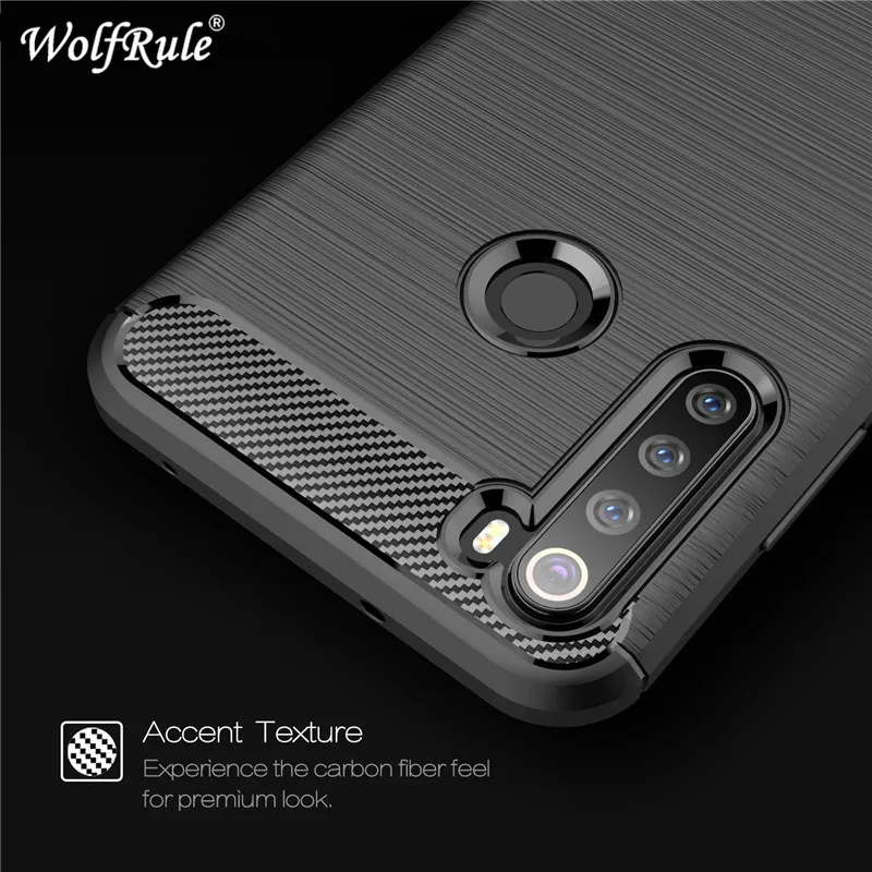 For Redmi Note 8 Cover Shockproof Soft Tpu Brushed Back Phone Case For ...